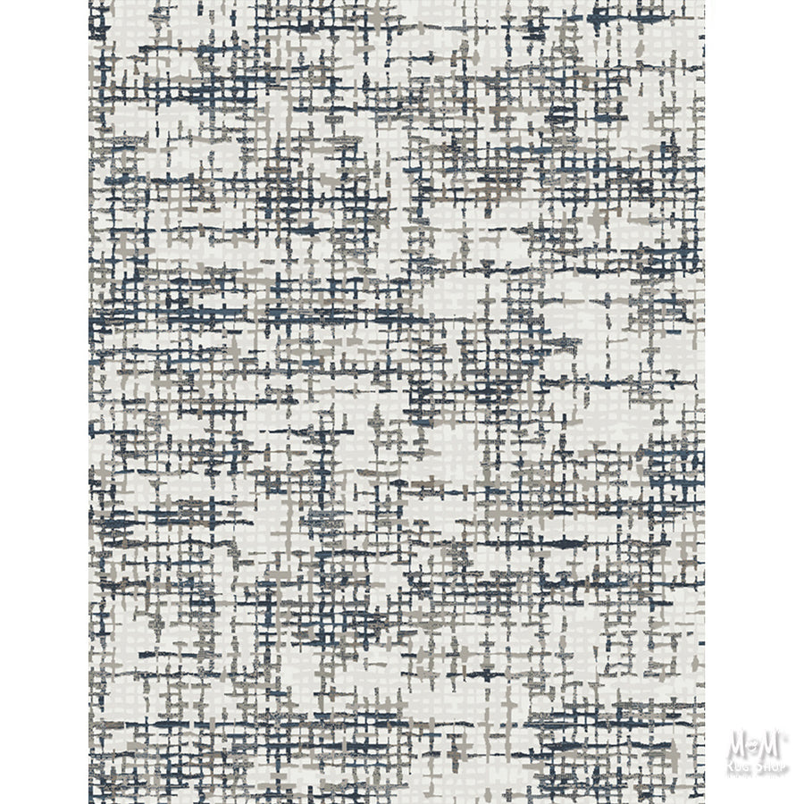 Boston Grid Light Grey | M&M's Rug Shop