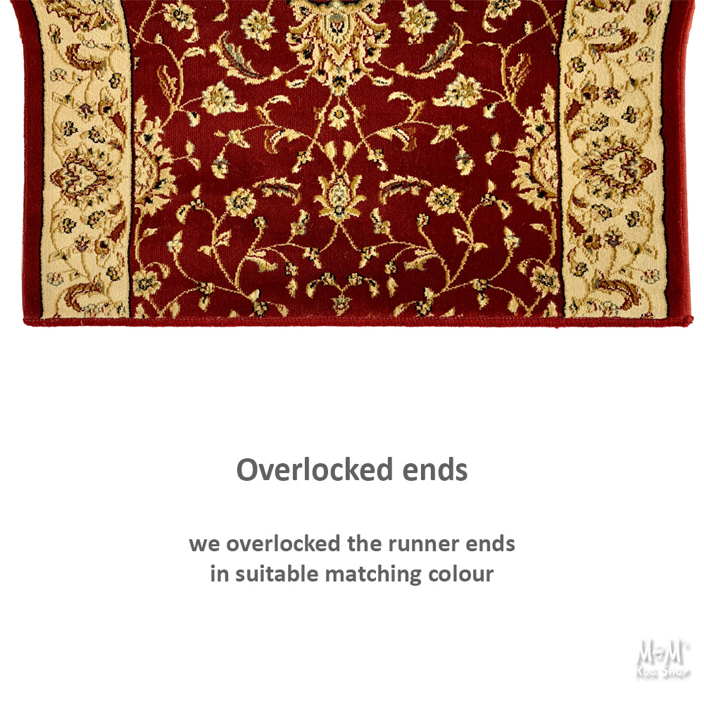 Runner Overlock Ends | M&M's Rug Shop | Designer Rugs Melbourne